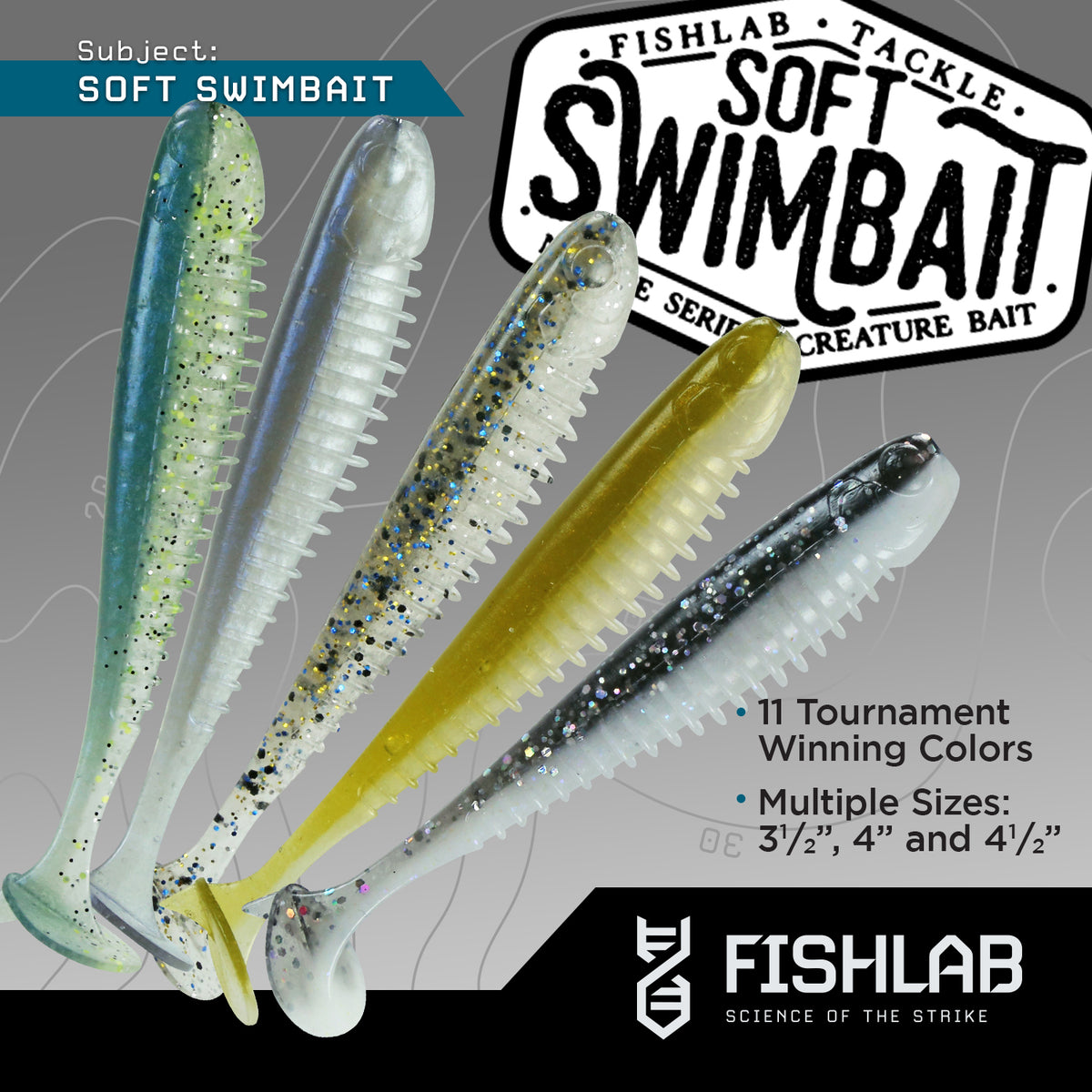 Introducing the FishLab Nature Series Soft Swimbaits
